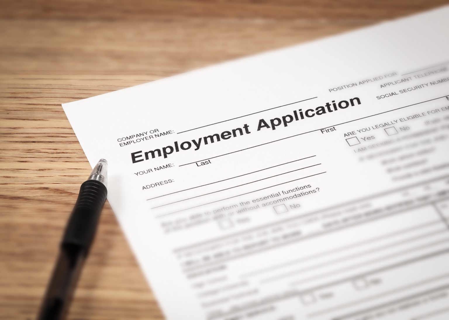 Employment – Human Resources Department