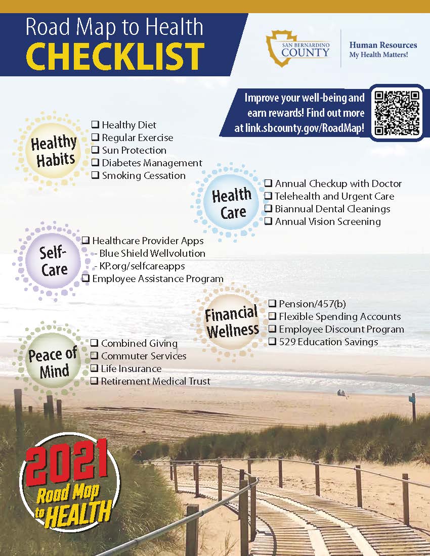 Road Map to Health Checklist – Human Resources Department