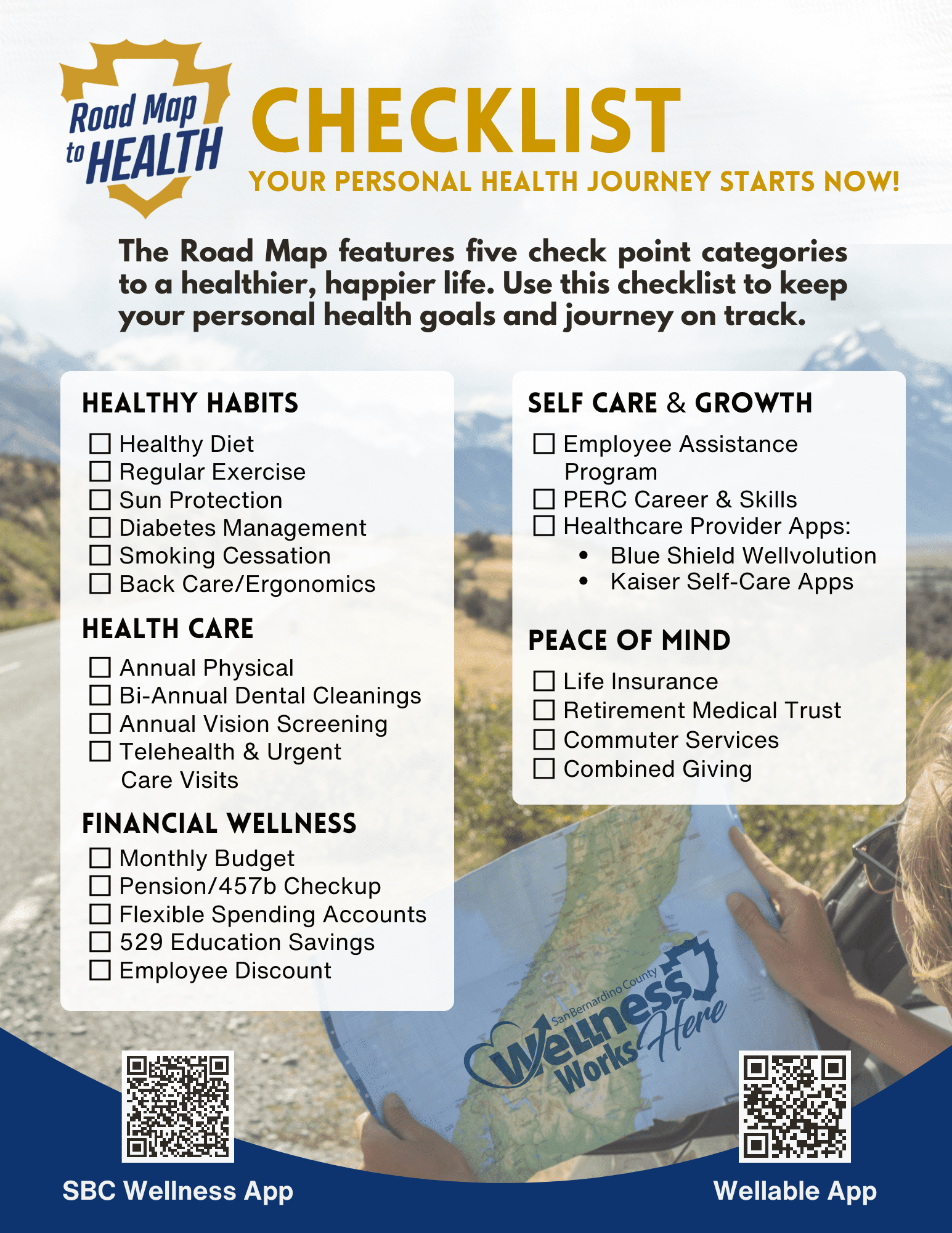Road Map to Health – Human Resources Department